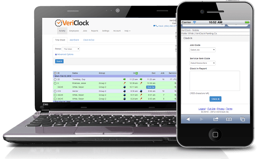 VeriClock Inc. Employee Time Tracking. Anytime. Anywhere.